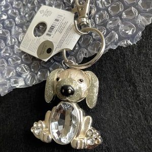 unknown | Other | Dog Keychain Nwt Blinged Out Rhinestone Movable Body ...